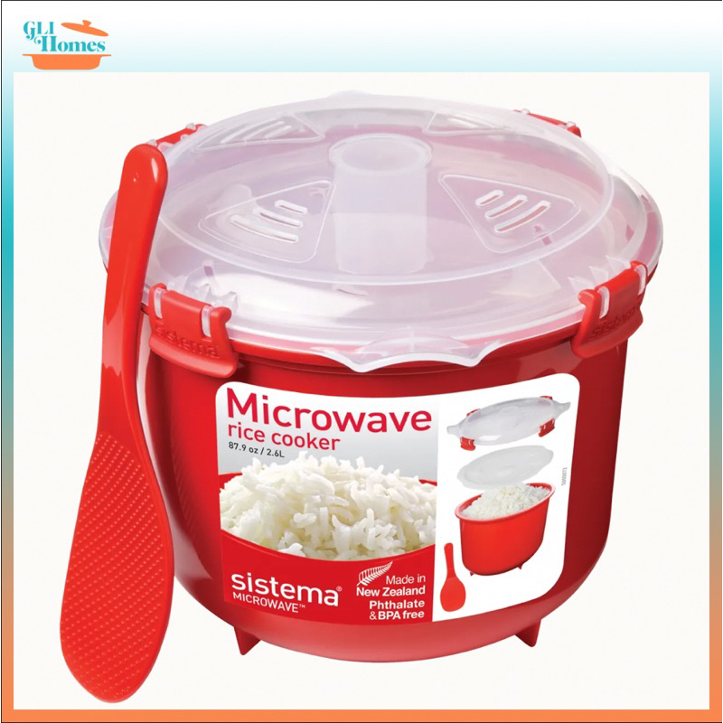 Sistema Microwave Rice Cooker 2.6Liter Microwaveable Container | Shopee ...
