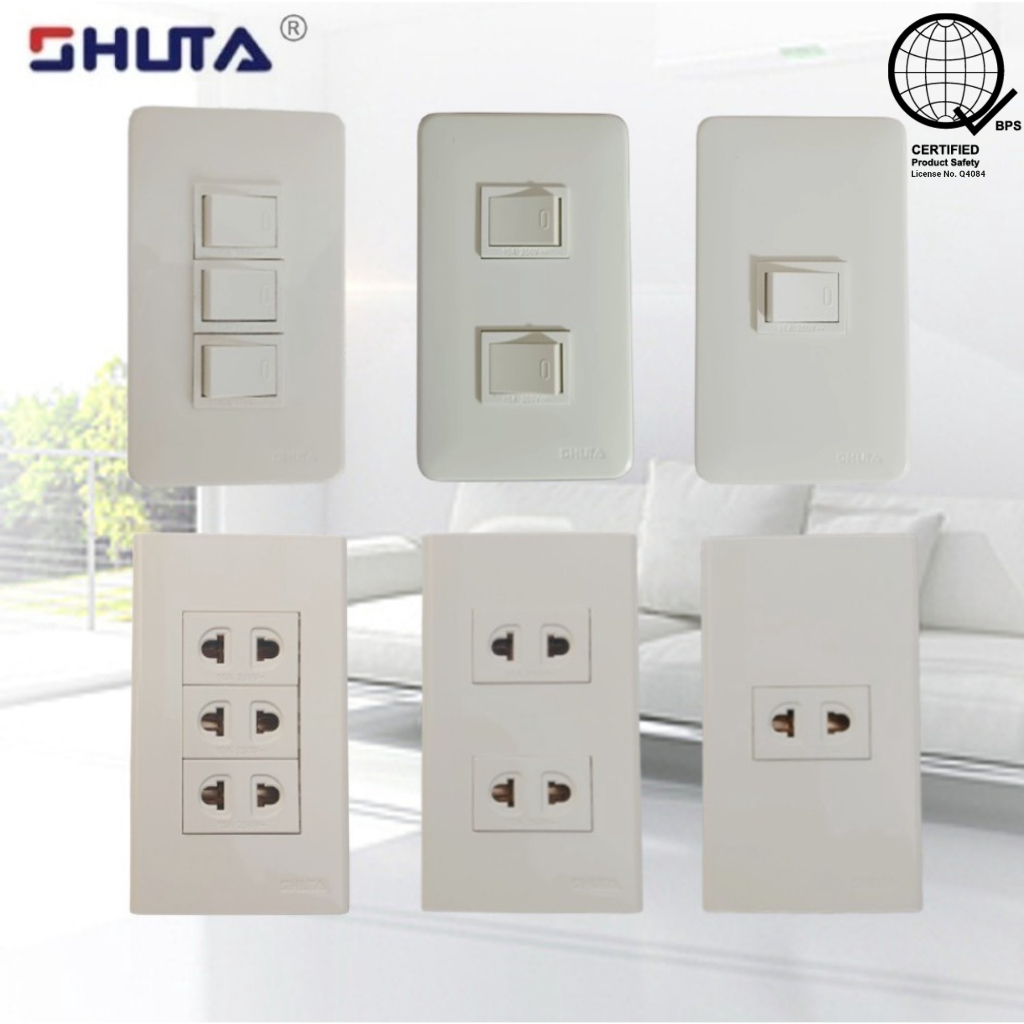 SHUTA OUTLET / SWITCH SET (1 GANG / 2GANG / 3 GANG) CLASSIC SERIES ...