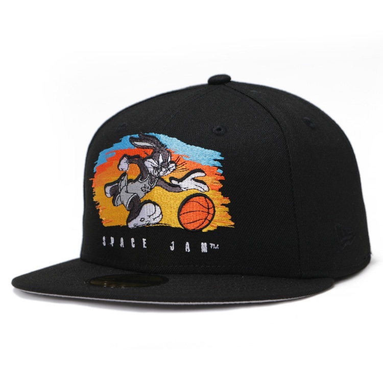 Space Jam 2 Bugs Bunny Warner Bros. Entertainment Black 59FIFTY Fitted ...