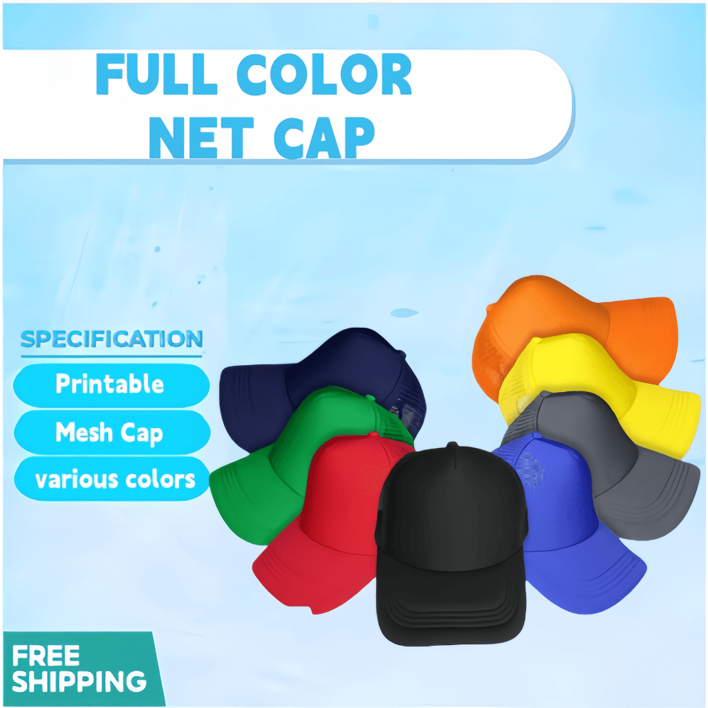 QUAFF Printable Net Trucker Mesh Cap for Men and Women Baseball Cap ...