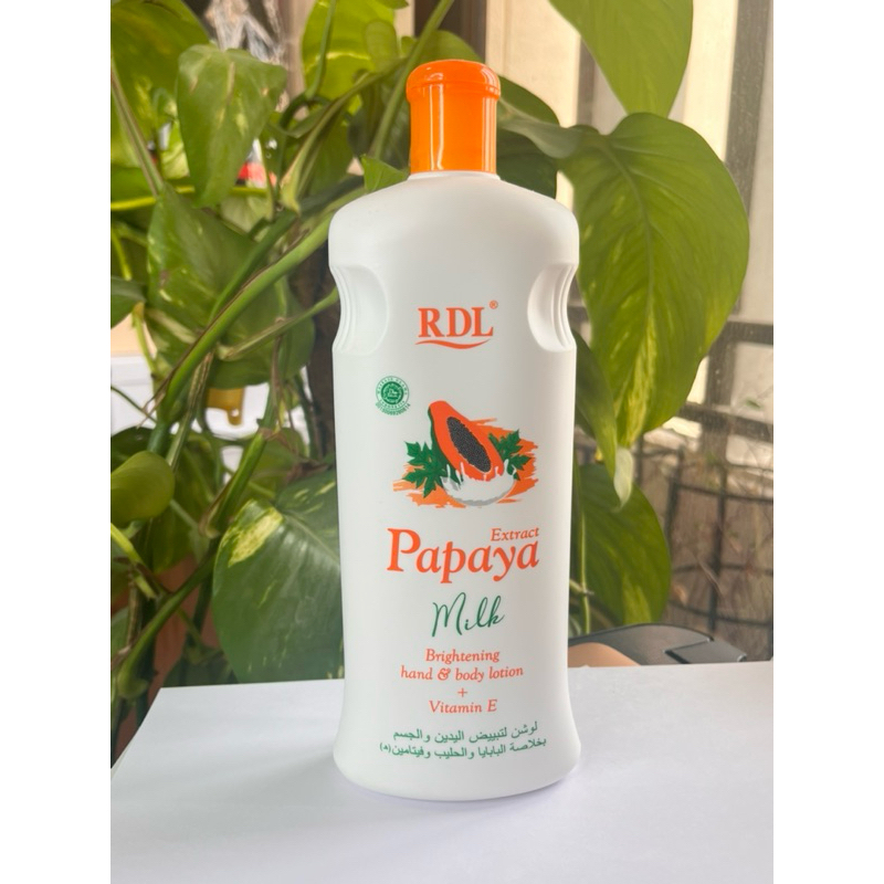 RDL Papaya Whitening Lotion 600ml | Shopee Philippines