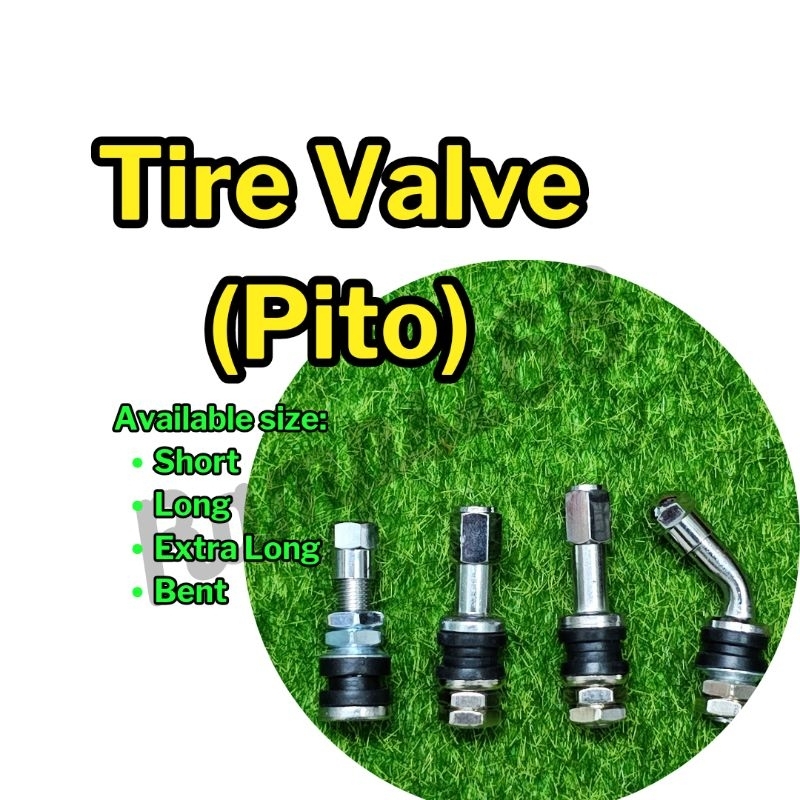 Pito Stainless Long and Short Tubeless Tire Valve Pito Stainless Bent ...