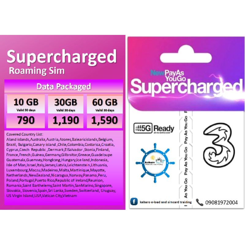 3 UK SUPERCHARGE BLANK SIM CARD | Shopee Philippines