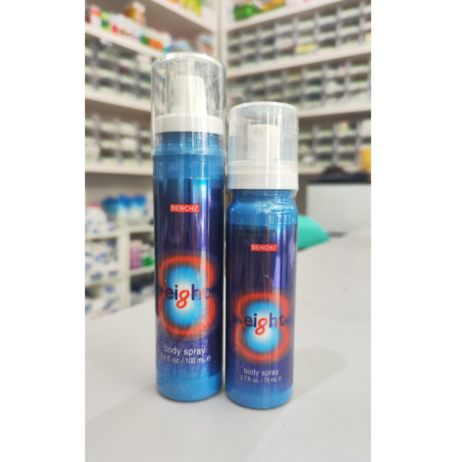 BENCH EIGHT BODY SPRAY 75ML/100ML | Shopee Philippines