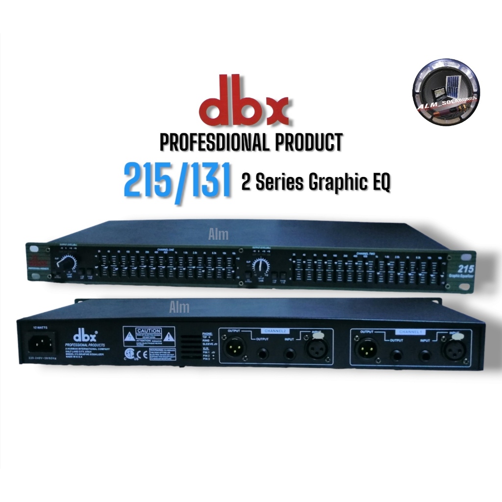 DBX 215/131 2-SERIES GRAPHIC EQUALIZER ORIGINAL | Shopee Philippines