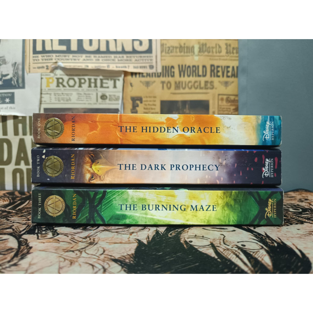 Hardcover The Trials Of Apollo The Hidden Oracle The Dark Prophecy