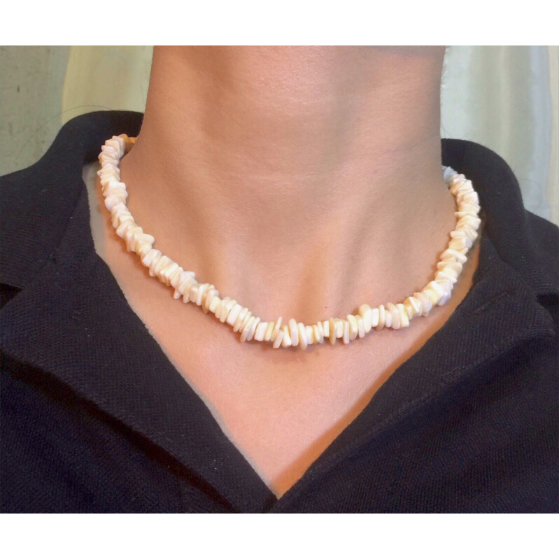 Timothy White / Shell disc type Beach Necklace for Men | Shopee Philippines