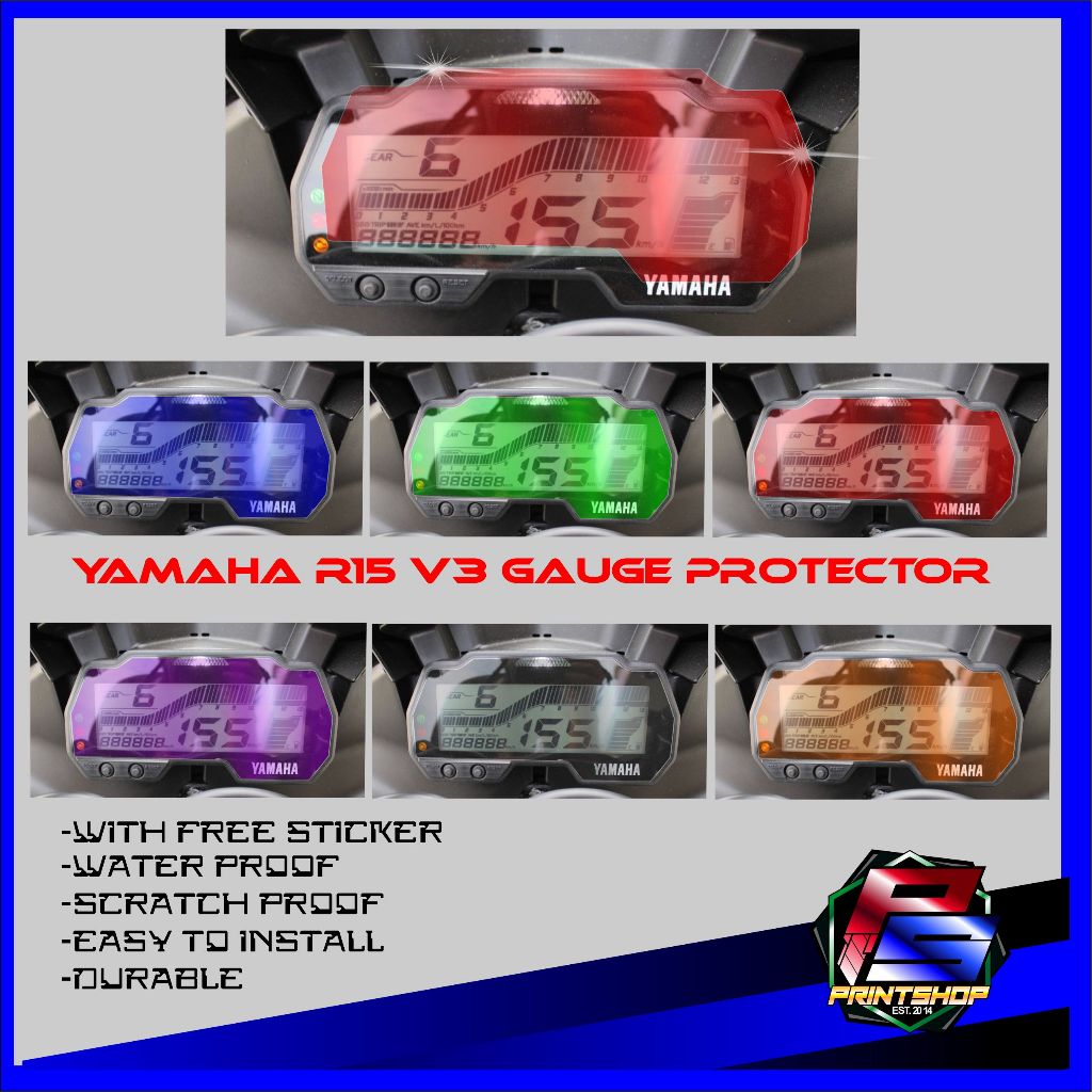 R15 V3 Speedometer LCD Panel Gauge Protector Film Anti Scratches Buy 1 ...
