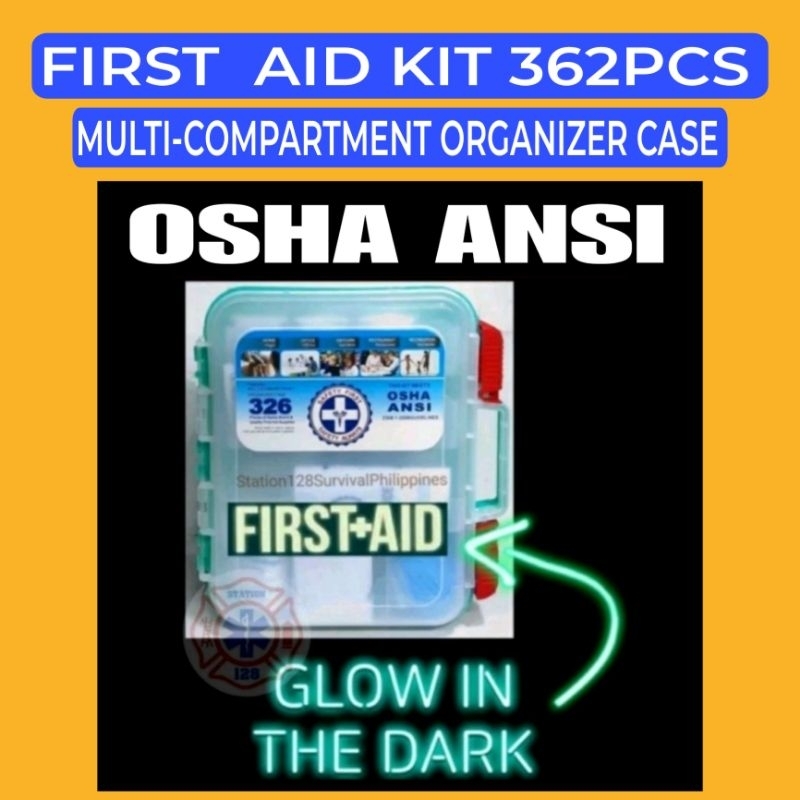 OSHA ANSI FIRST+AID KIT 362pcs | Shopee Philippines