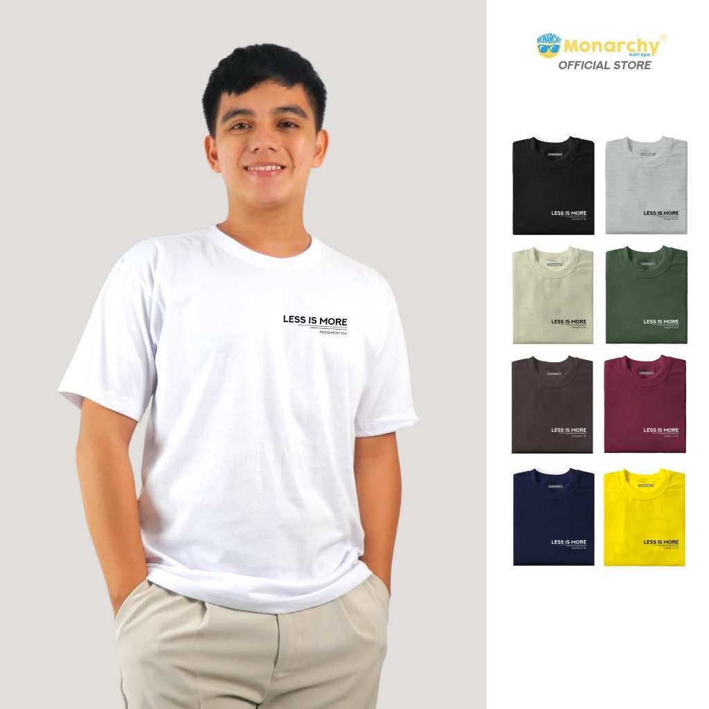 Monarchy Official Logo Tee Vol.6 Less is More T-Shirts For Men And ...