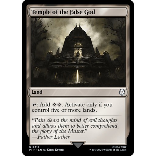 Temple of the False God - Fallout Commander | Shopee Philippines