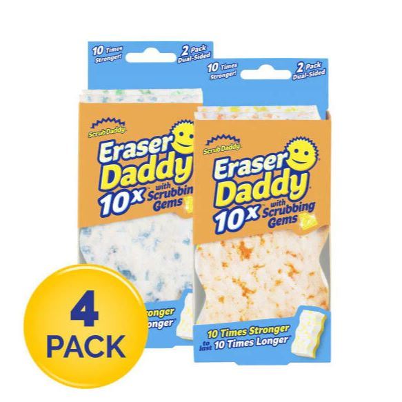 2 PACK Scrub Daddy Eraser Daddy (4 PCS PER SET) | Shopee Philippines