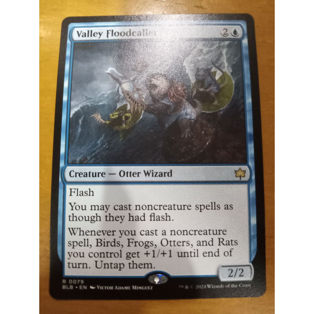 MTG Valley Floodcaller Rare BLB Bloomburrow Magic the Gathering ...