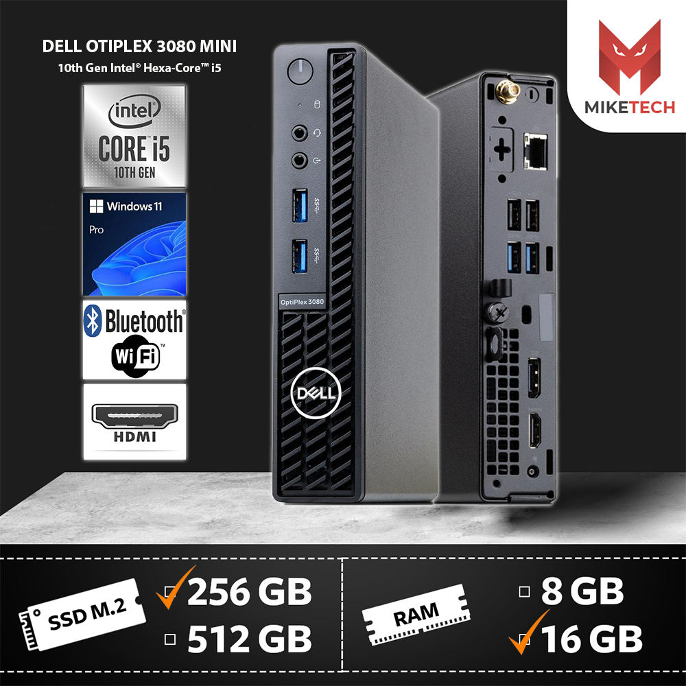 Dell Optiplex 3080/3090/5080/7080/7090 Mini Core i5 16-32GBRAM 256GBSSD ...