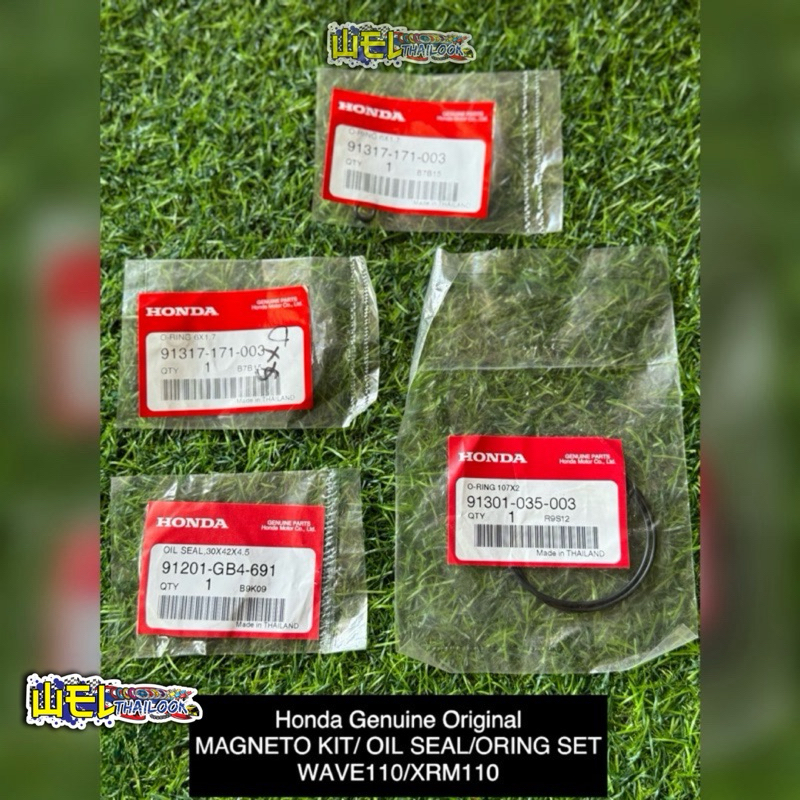 Magneto kit/ Oil seal Set for Wave100/Xrm110 HONDA GENUINE/ORIGINAL ...