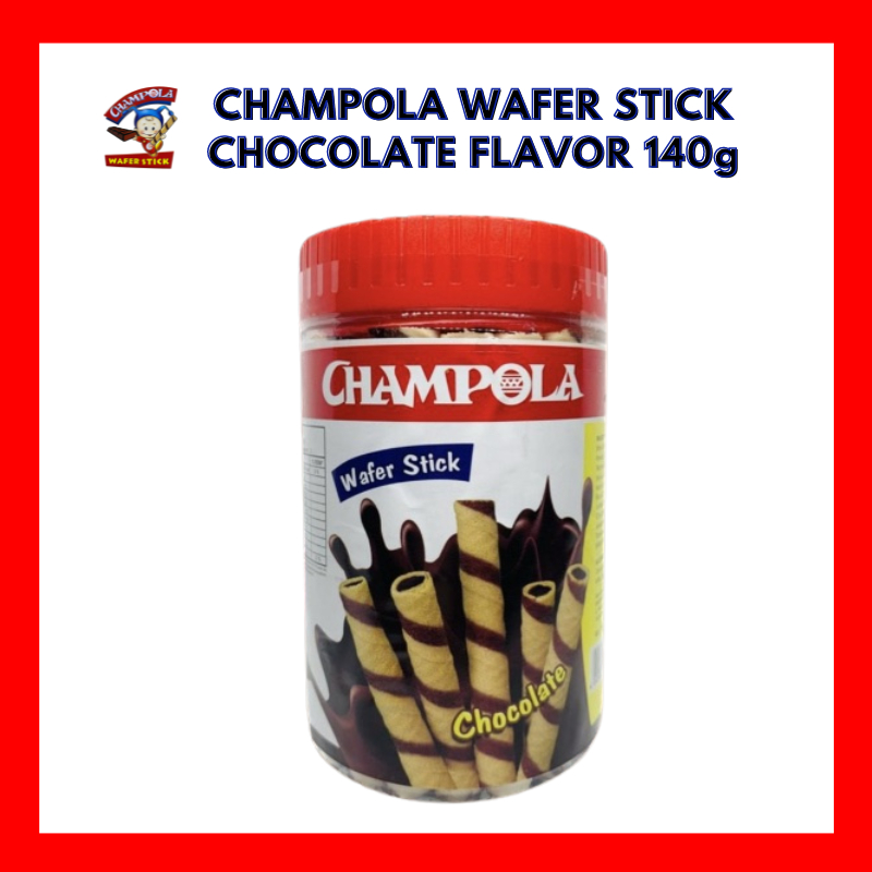 CHAMPOLA CHOCOLATE WAFER STICK 140g | Shopee Philippines