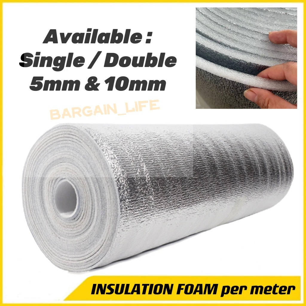 INSULATION FOAM Single/Double 5mm&10mm per meter+ | Shopee Philippines
