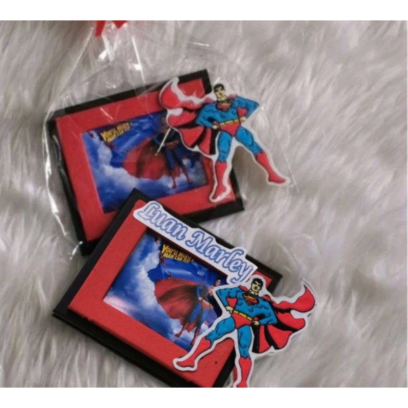 Ref magnet for Christening and birthday souvenir Superman design free ...