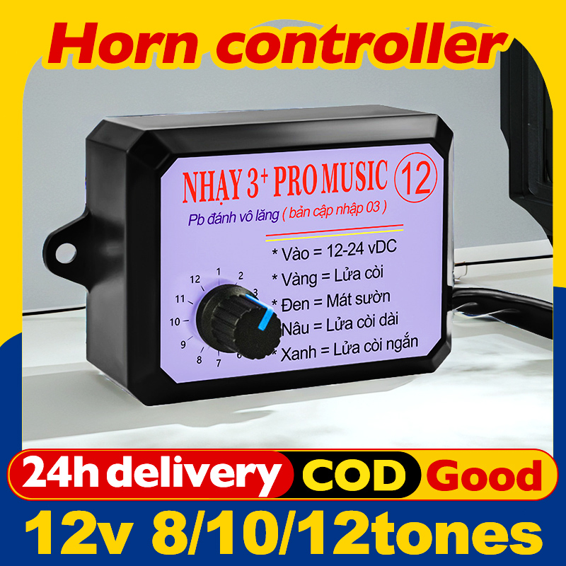 Universal Nhay 3+ Pro Music Rapid Horn Relay module Car Horn Controller ...