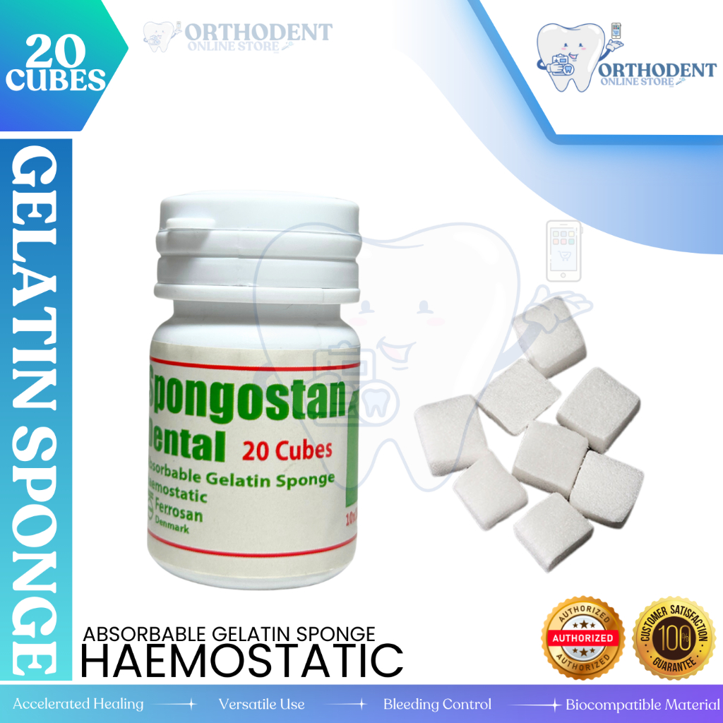 Dental Gel Foam – Absorbable Hemostatic Sponge (20 Cubes) for Bleeding Control | Shopee Philippines