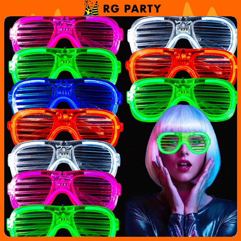 Party Led Light Glasses Glow Glasses Glow in the Dark Party Party Pack ...