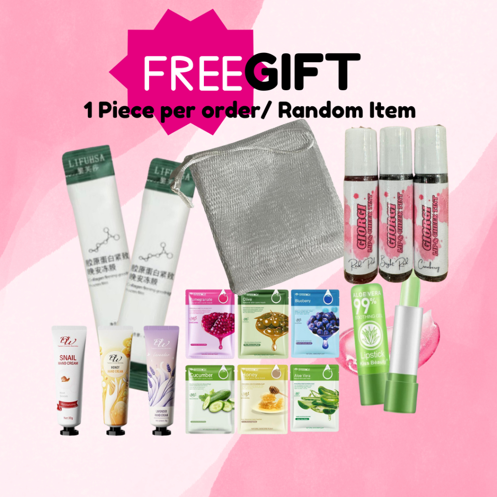 1 pc Random Items (Soap net, Sleeping mask, Liptint, Lipstick) | Shopee Philippines