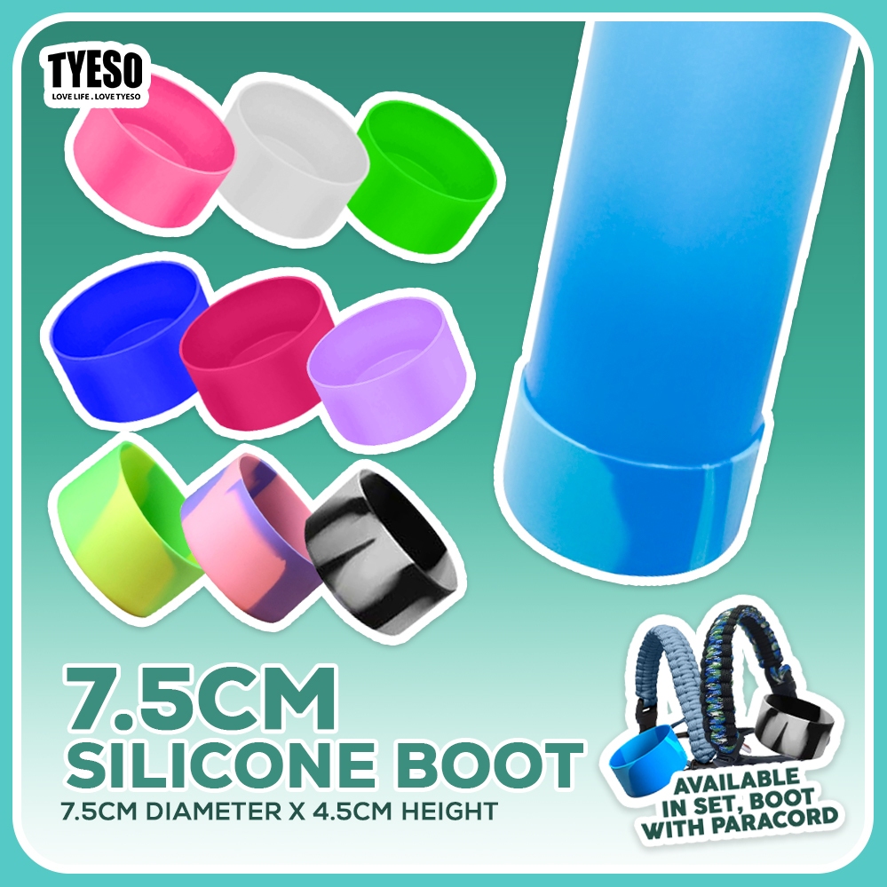 Silicone Boot Sleeve Washable Non-Slip Rubber Bottom Protector Tumbler ...