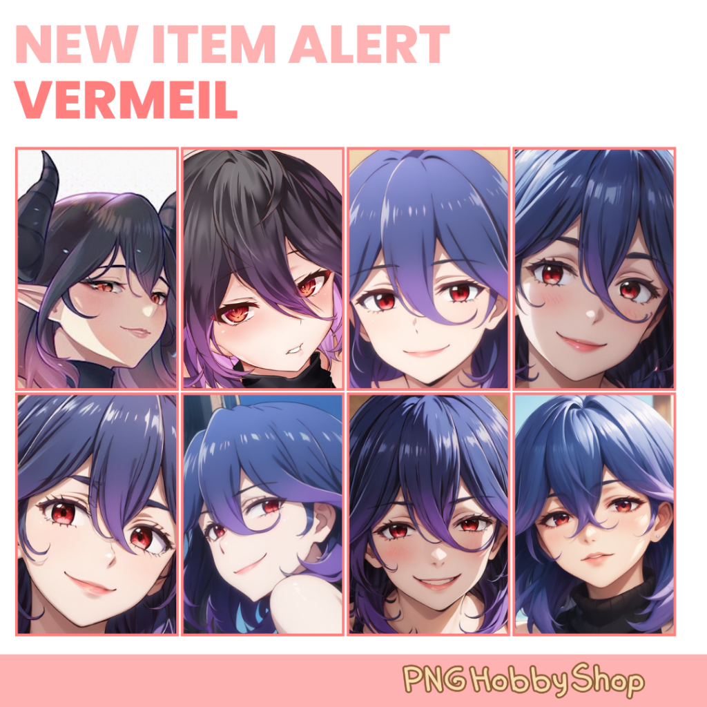 Vermeil In Gold Anime Photocards and Keychains - PNG Hobby Shop ...