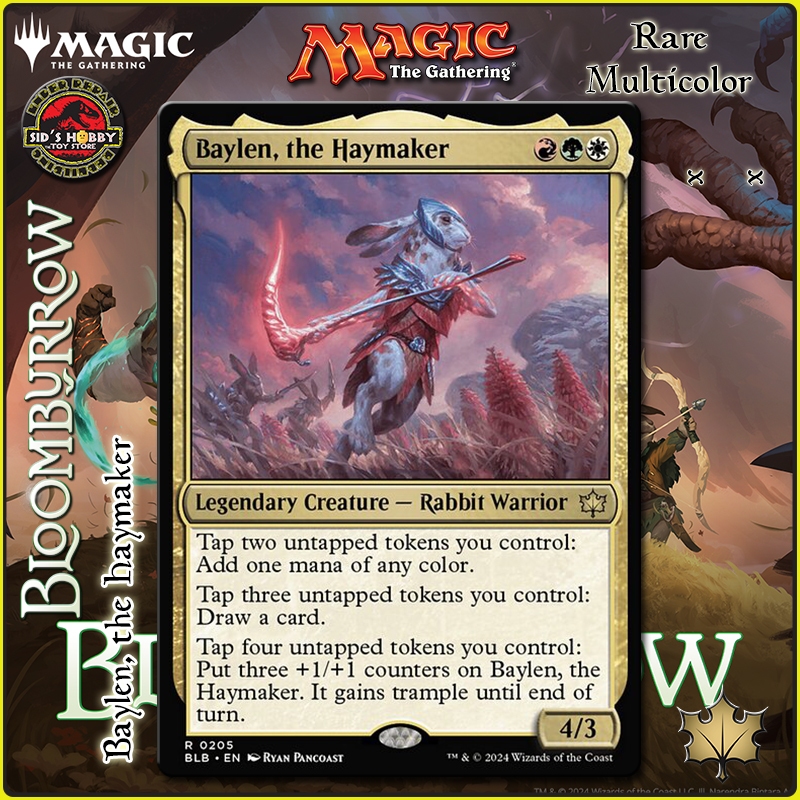 Baylen, the Haymaker x x Bloomburrow Multicolor Rare BLB MTG | Shopee ...
