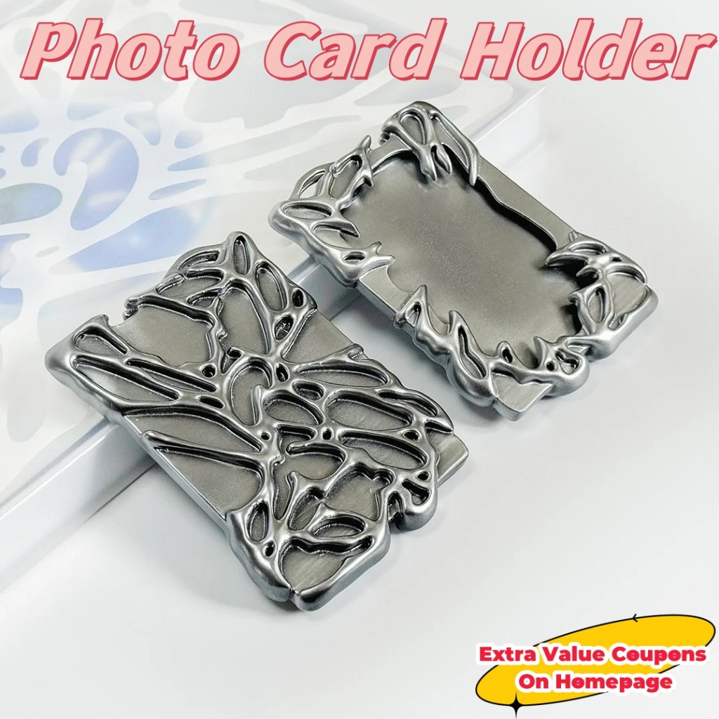 Electroplated Silver Card Holder Kpop Card Holder Picture Holder ...