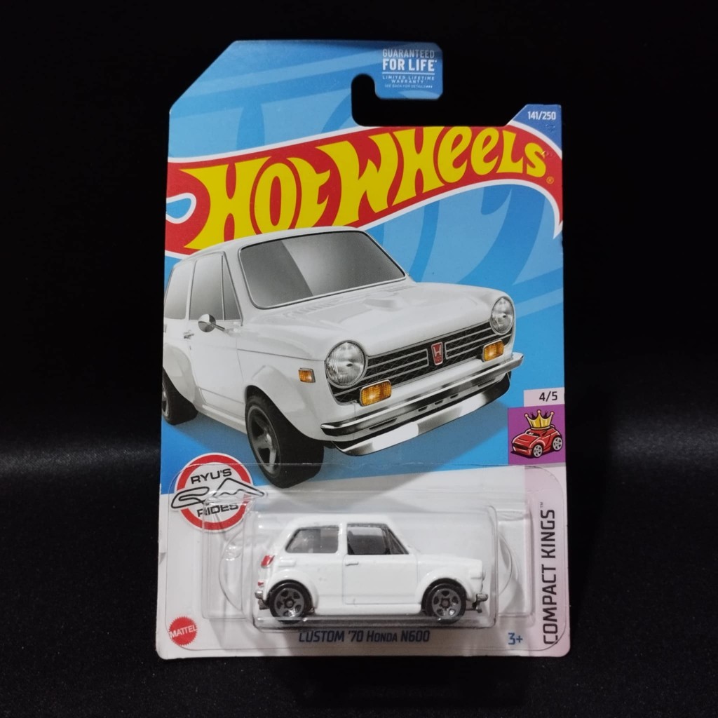 Hot Wheels Ryu's Rides Custom '70 Honda N600 (White) Compacat Kings ...