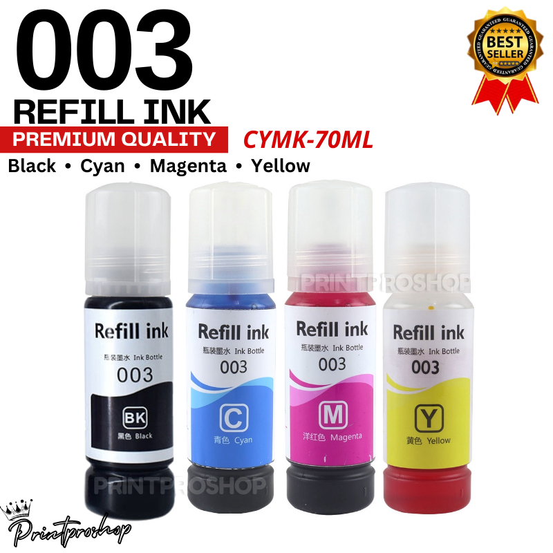 003 Refill Ink for L1210 L1250 L3210 L3216 L3250 L3256 L5290 L1110 ...