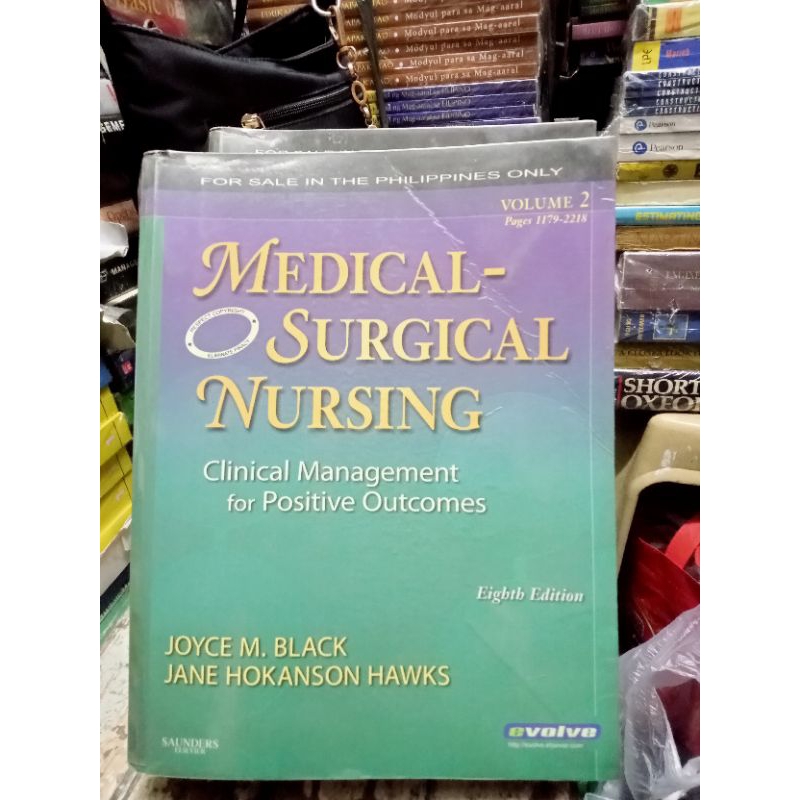 MEDICAL SURGICAL NURSING BY:JOYCE BLACK(VOL. 2)USED | Shopee Philippines