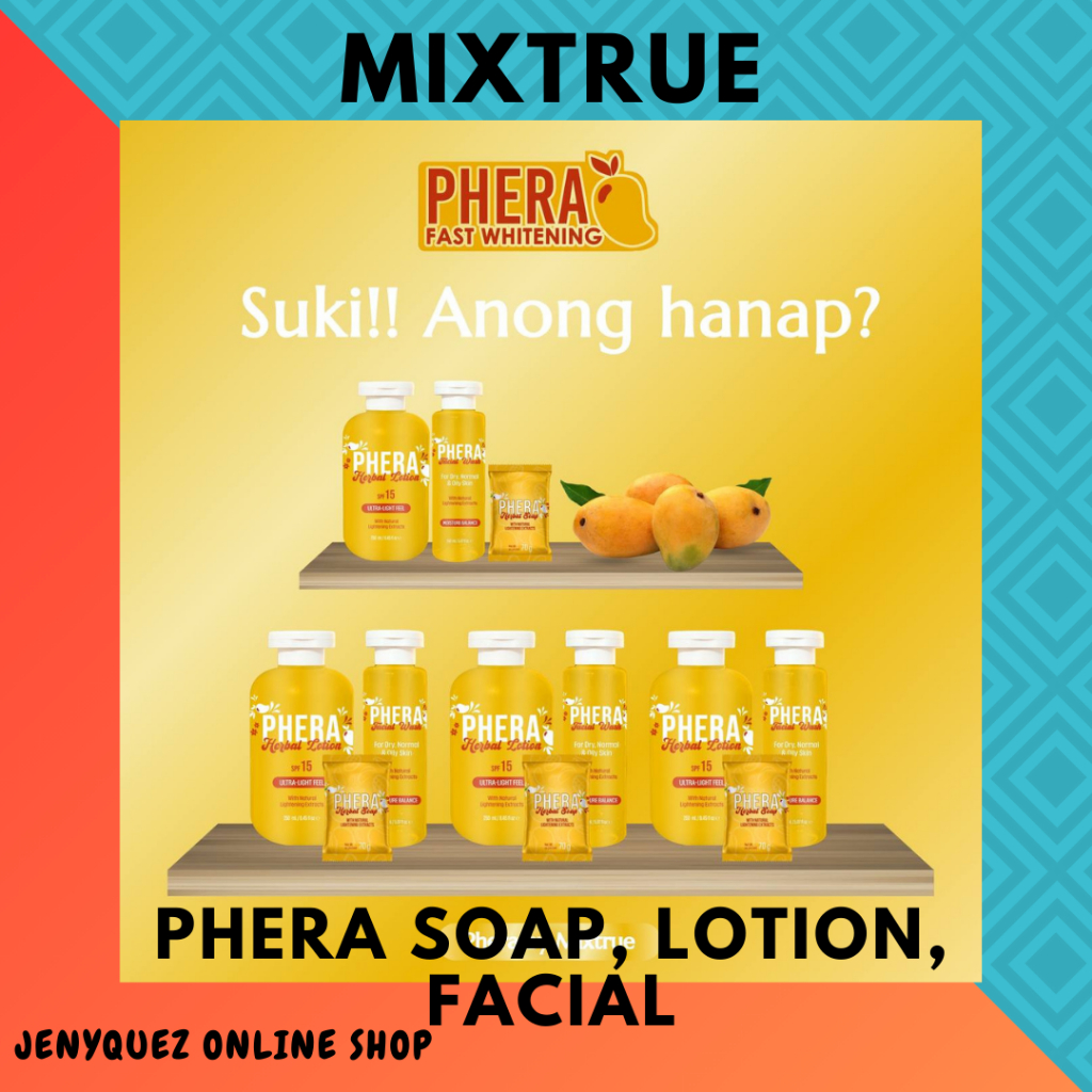 PHERA BODY LOTION PHERA FACIAL WASH | Shopee Philippines