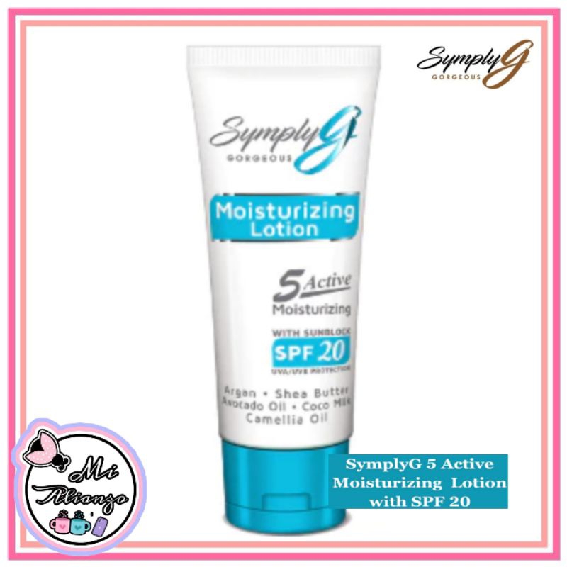 Symply G Active Moisturizing Body Lotion (100ml) | Shopee Philippines