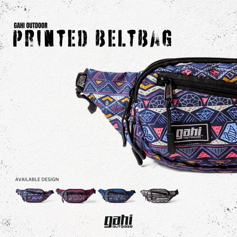 Gahi Outdoor Printed Color Beltbag (Small) | Shopee Philippines