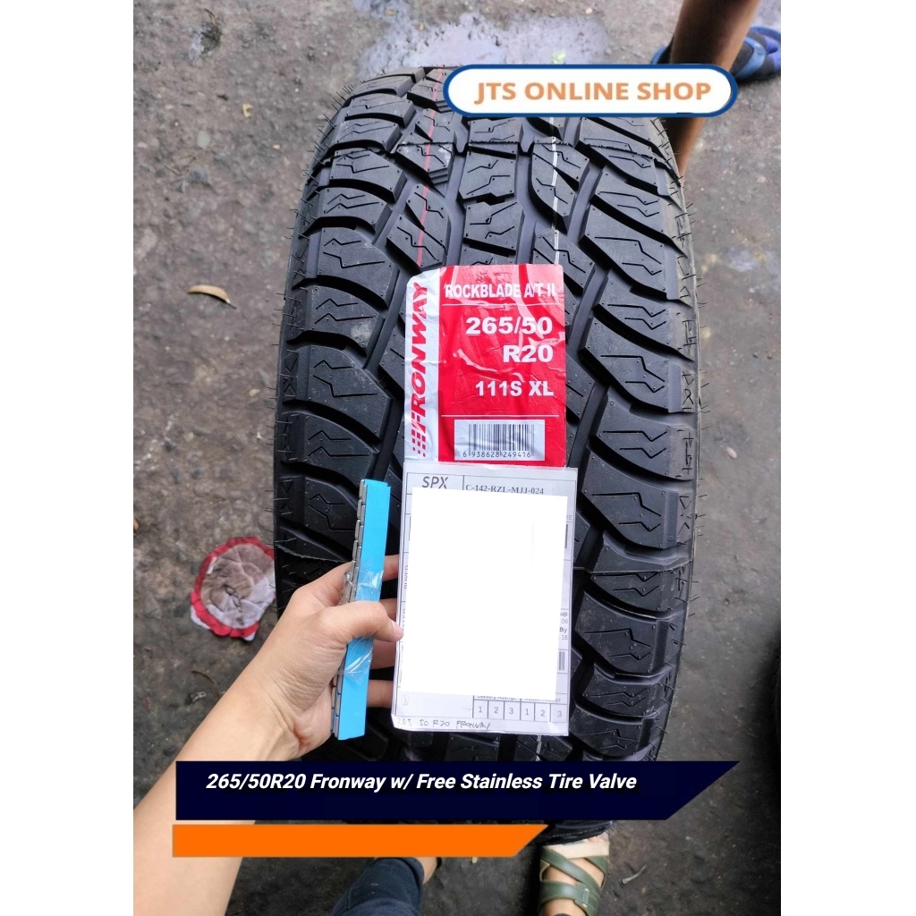 265/50R20 Fronway w/ Free Stainless Tire Valve (PRE-ORDER) | Shopee Philippines