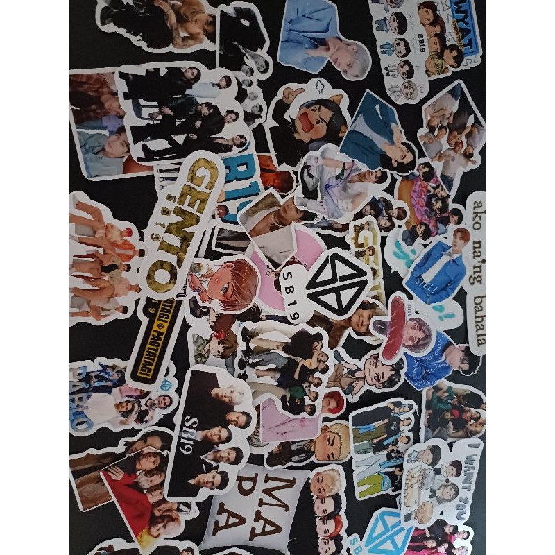 50pcs SB19 Sticker Pack Waterproof-Scratchproof | Shopee Philippines
