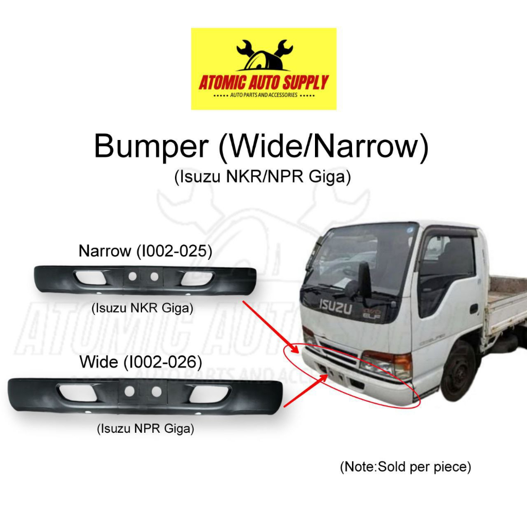 ISUZU NKR/NPR GIGA BUMPER (NARROW - I002-025 / WIDE - I002-026) - 100% HIGH QUALITY PRODUCT ...