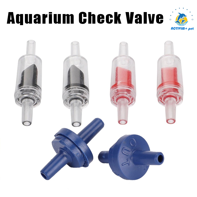 5pcs Aquarium check valve for Air pumps silicone hose One way non ...