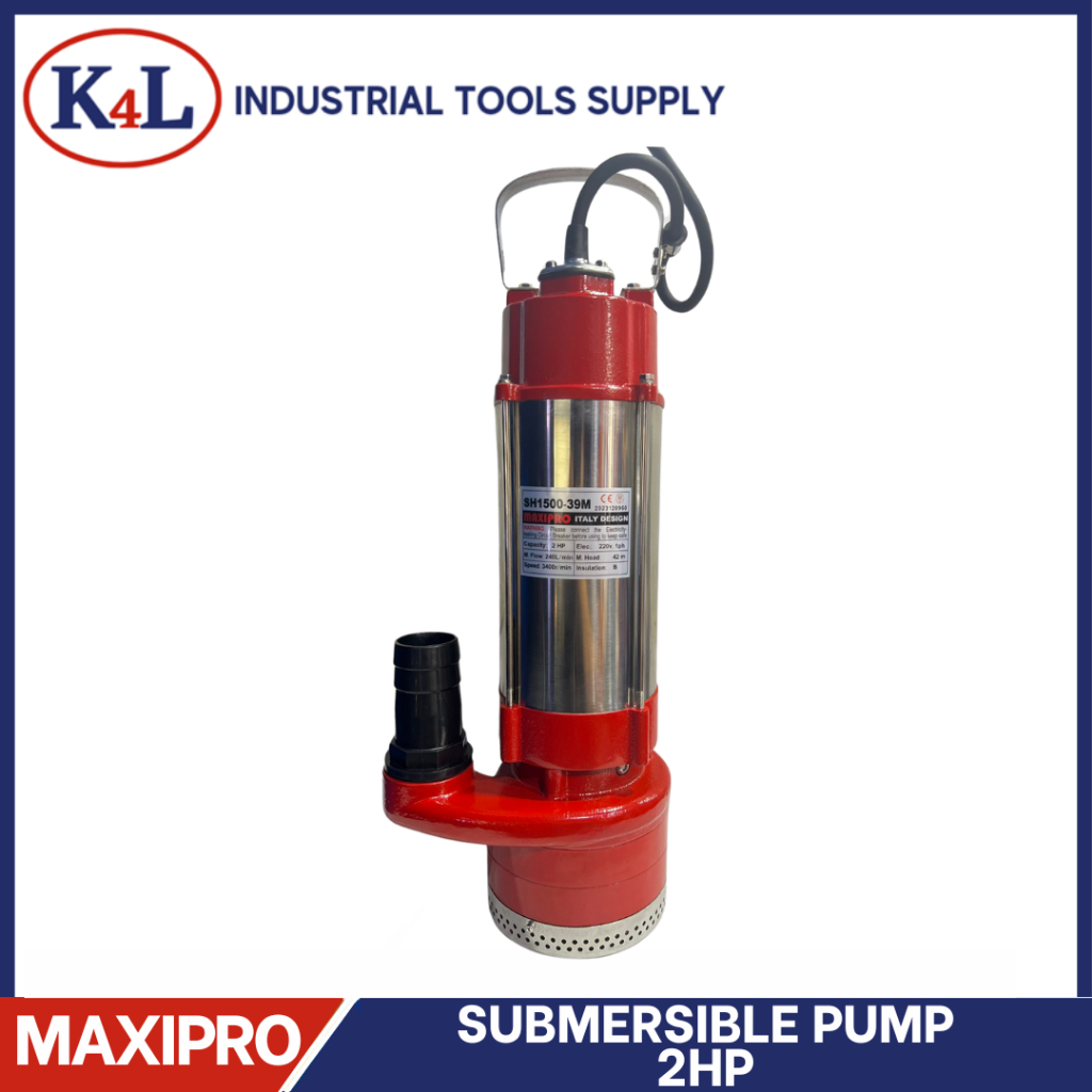 Maxipro Submersible Pump 2HP High Head SH1500-39M | Submersible Pump ...