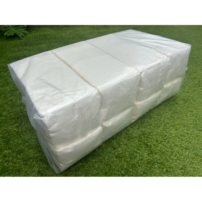 Table Napkin Tissue (Quarter Fold 10x12”) Brown and Virgin Pulp- 350 ...