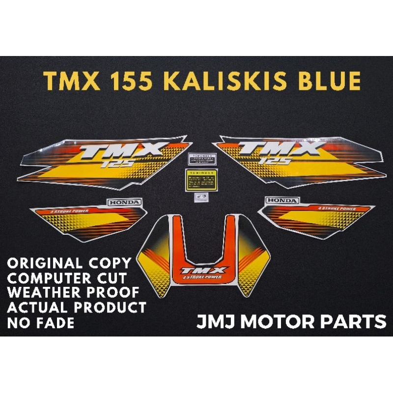 Tmx 125 Kaliskis Complete Decals Copy Original Only | Shopee Philippines