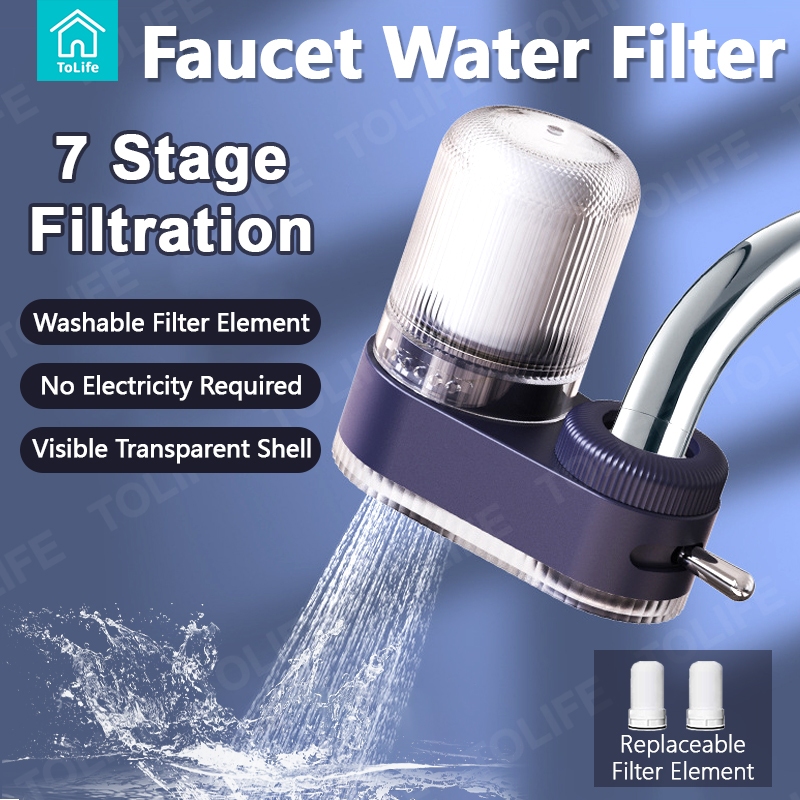 7 Layers Water Faucet Filter Household Ultrafiltration Tap Purifier ...