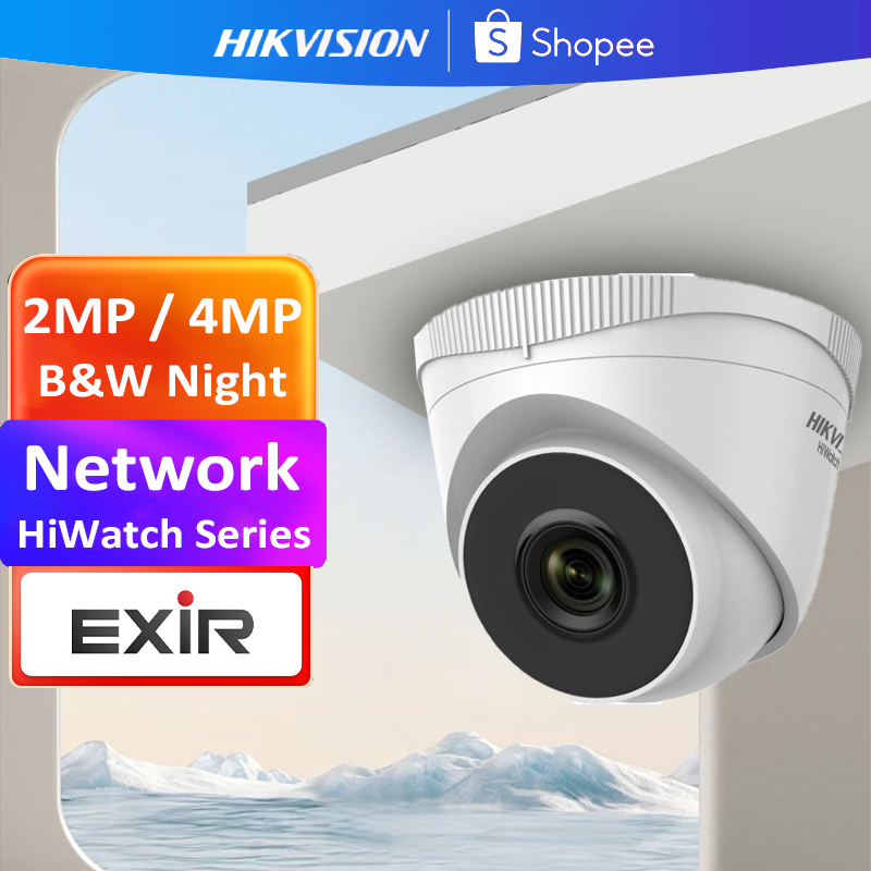 Hikvision 2MP / 4MP HiWatch Series With EXIR Network Outdoor Fixed ...