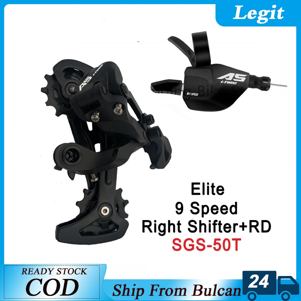 IN Stock 2:1&1:1 1X9 9 Speed Derailleur Trigger Set 9v Shifter & Rear ...