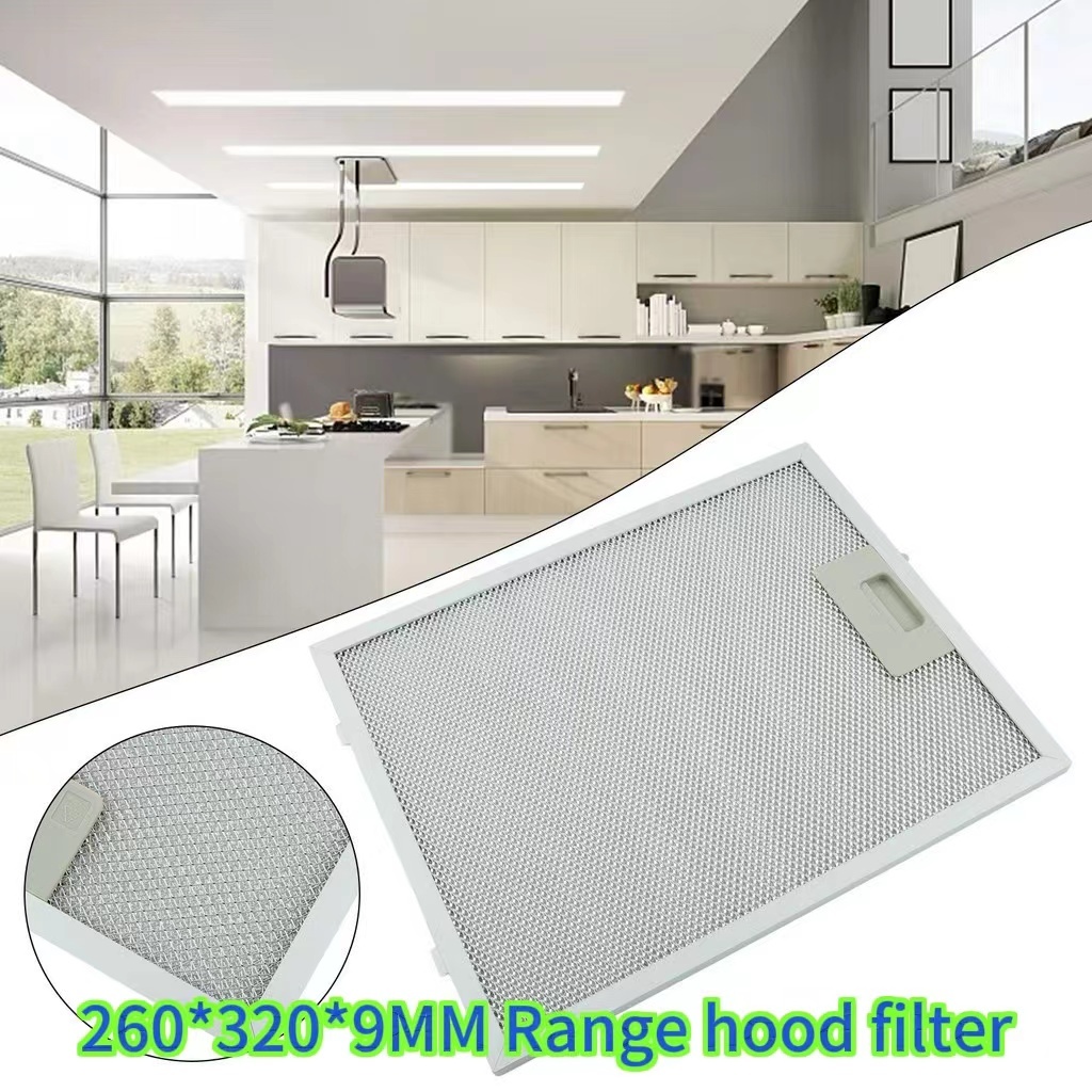 Easy to Install Metal Mesh Cooker Hood Filter Stainless Steel Vent ...