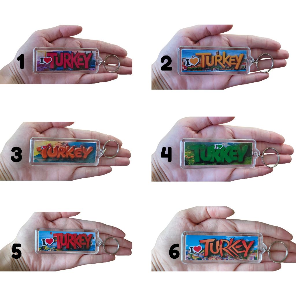 I LOVE TURKEY RECTANGLE KEYCHAIN DESIGN | Shopee Philippines