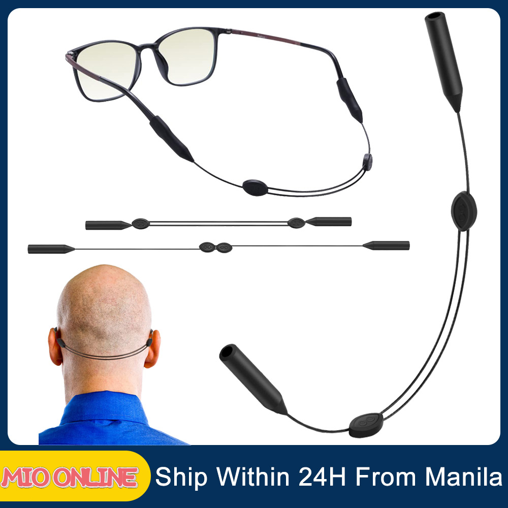 Tail Glasses Strap Adjustable Silicone Eyewear Rope Anti-Slip Spectacle ...