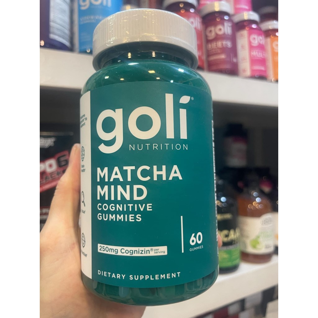 Goli Nutrition Matcha Mind Cognitive Gummies 60 Gummies Exp.02/2026 | Shopee Philippines